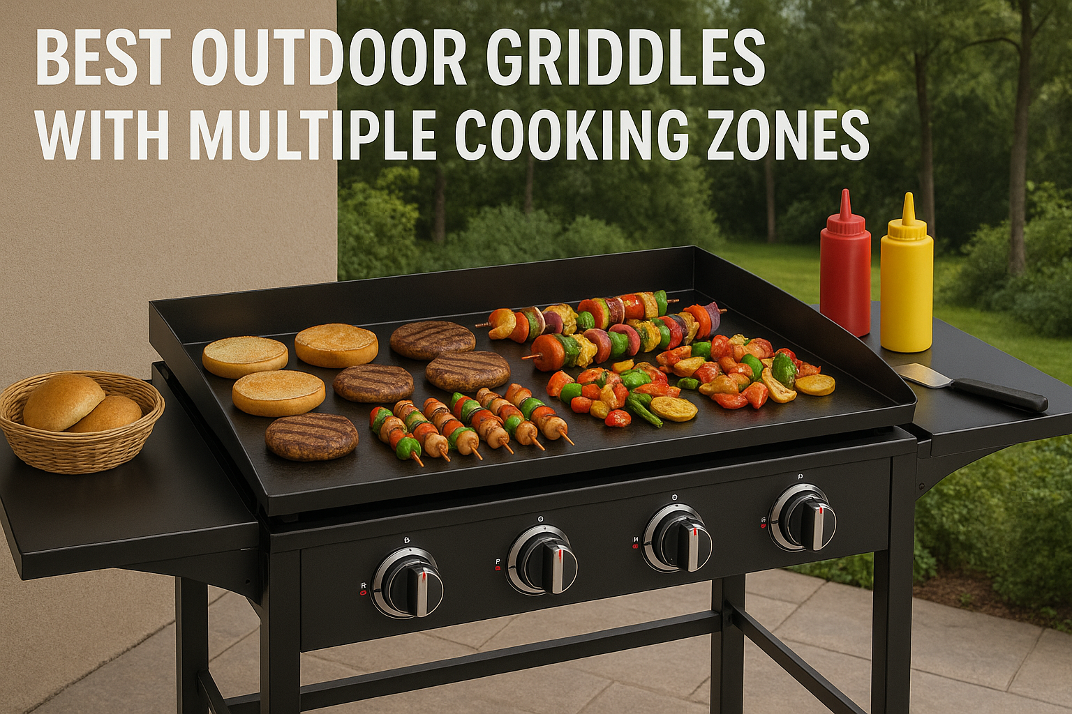 5 Best Outdoor Griddles with Multiple Cooking Zones