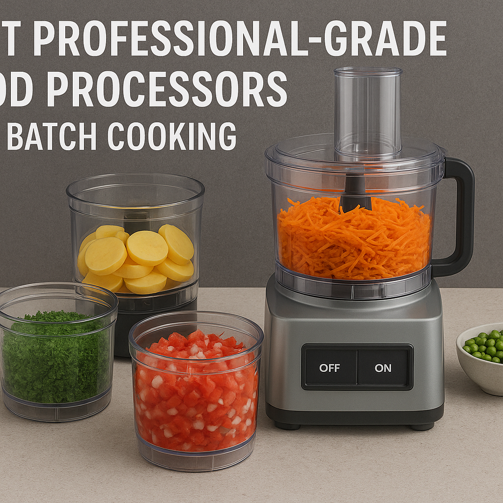 5 Best Professional-Grade Food Processors for Batch Cooking